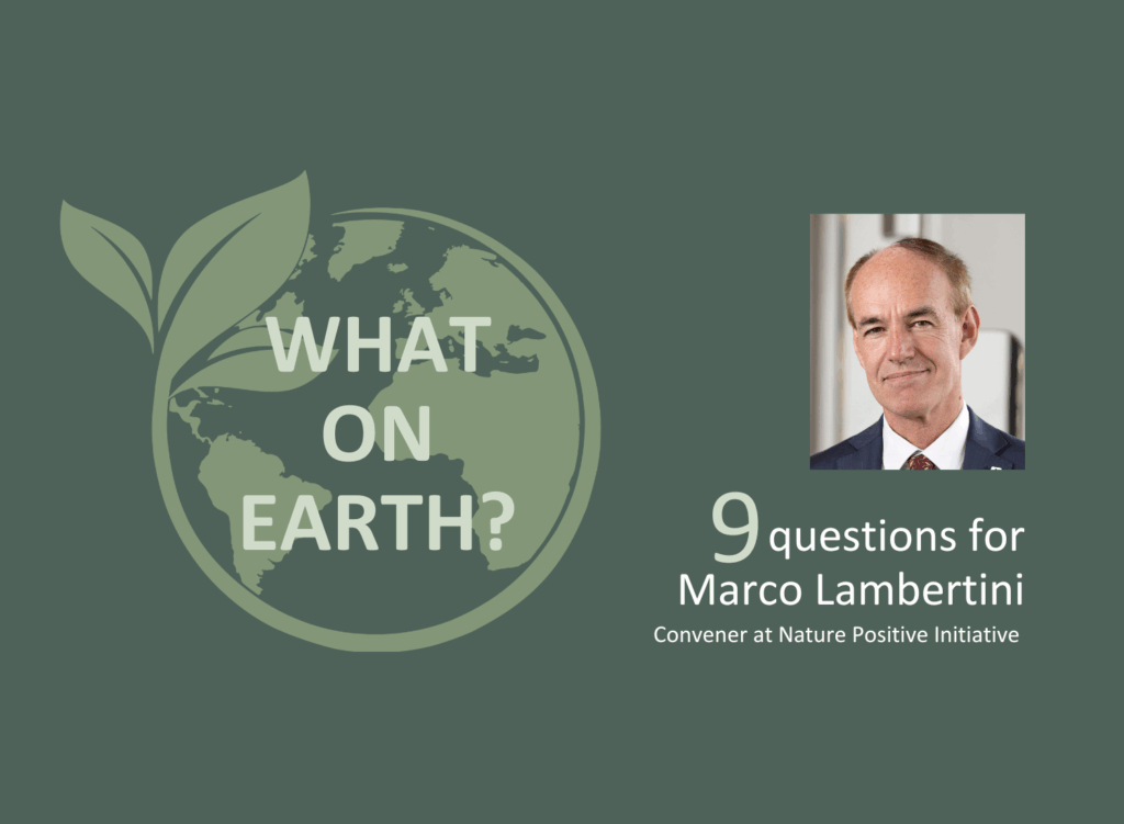9 questions for Marco Lambertini - PRF
